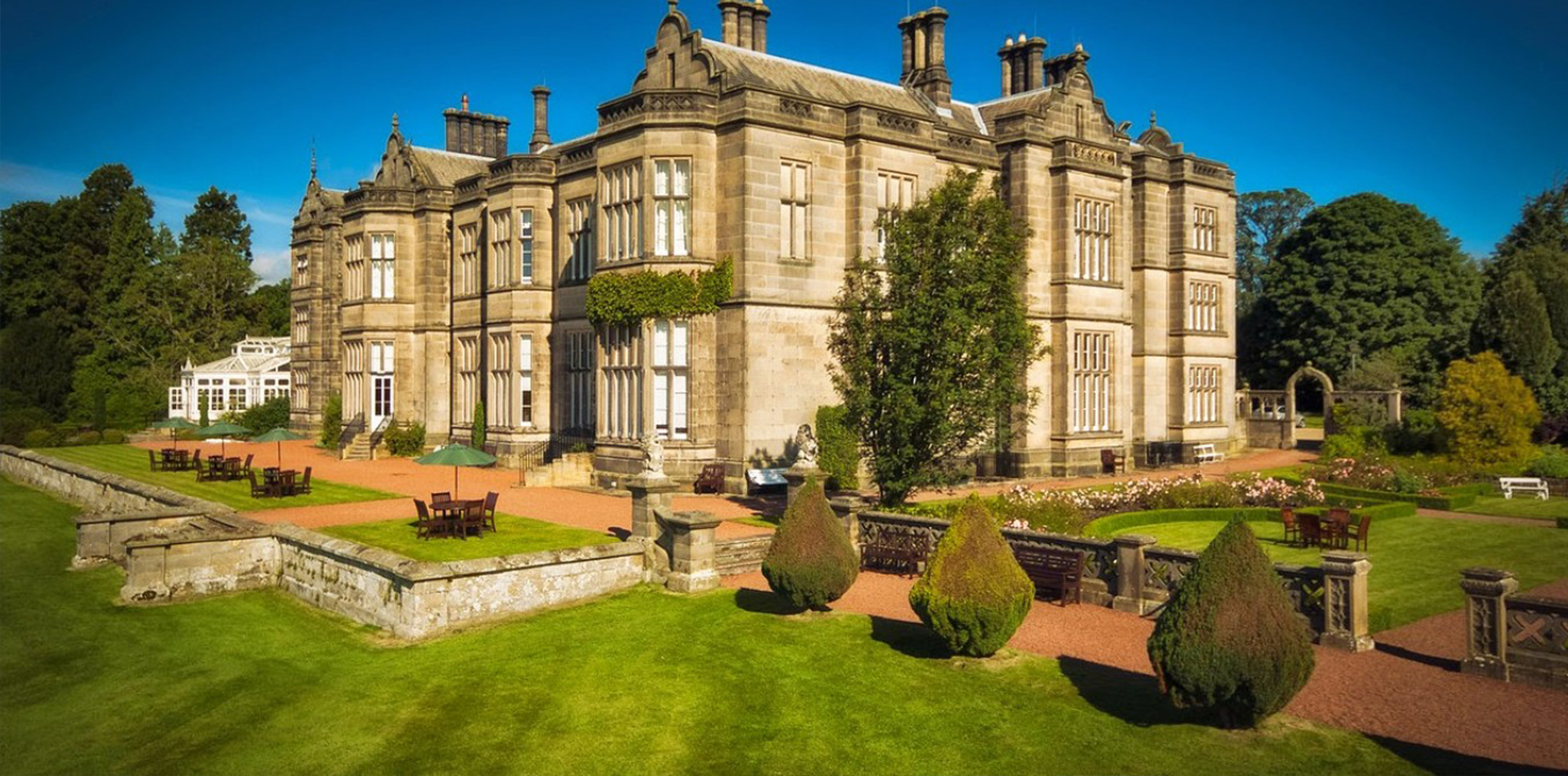 New look Matfen Hall - eccles