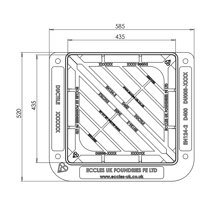DU008 435x435x100 - eccles
